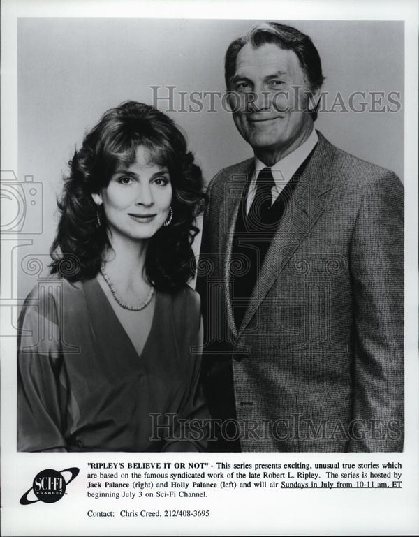 Press Photo Actor Jack Palance of "Ripley's Believe It or Not" - RSL46 ...