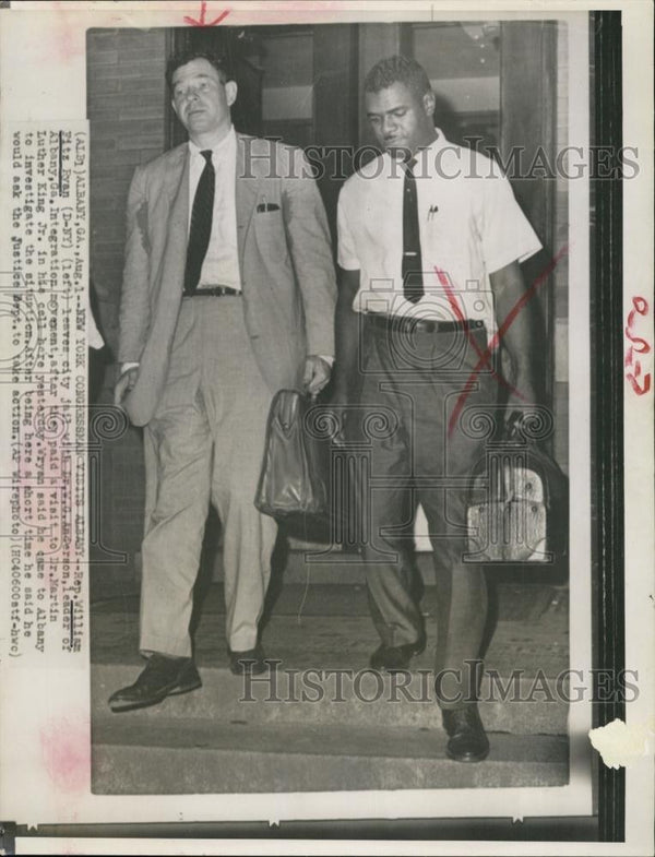 1962 Press Photo New York Rep William Fitz Ryan Visits Albany - RSL630 ...