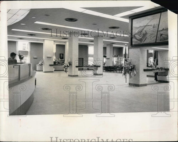 1967 Press Photo Lobby at First Federal banking facility - RSL68483 ...