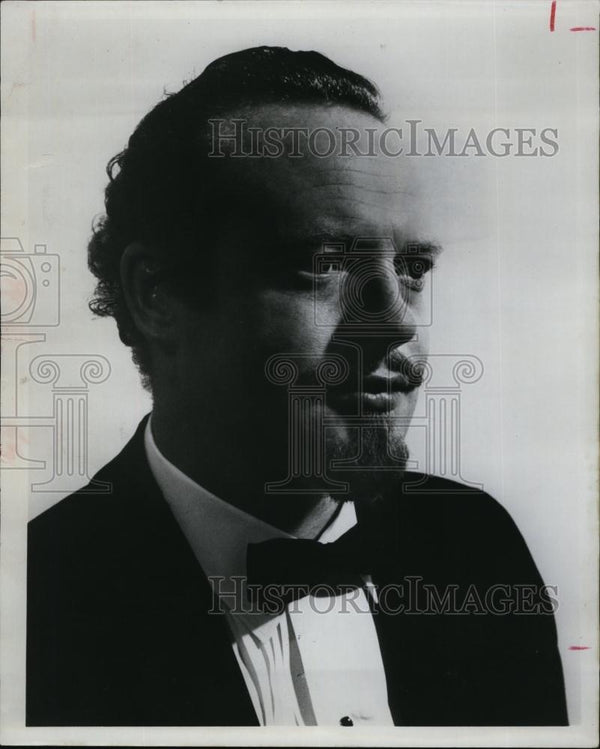 Press Photo Peter Van Ginkel, Bass of Metropolitan National Opera Comp ...
