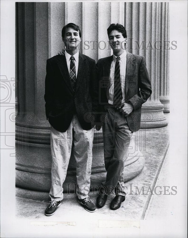 1990 Press Photo Robert E Potter II, Kenyon David Potter, Twins - RSL9 ...