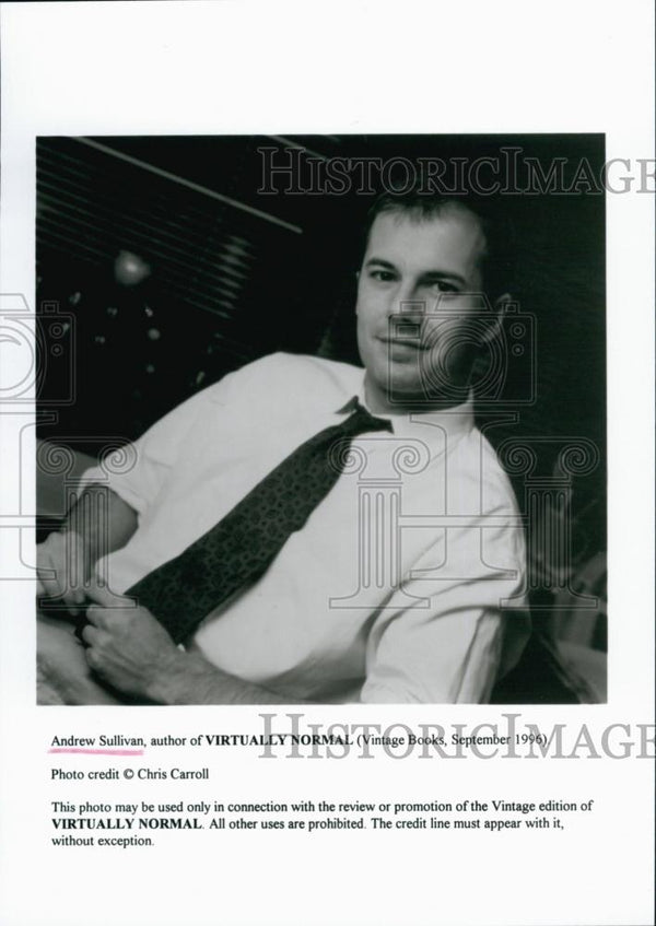 1996 Press Photo Andrew Sullivan Author Virtually Normal - RSL62945 ...