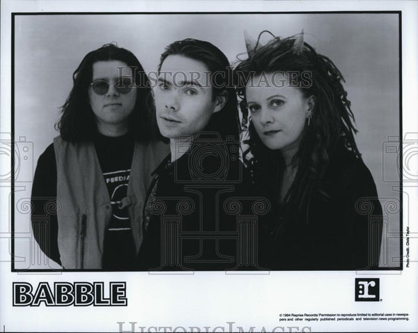 1994 Press Photo Musicians band recording artists entertainers Babble ...
