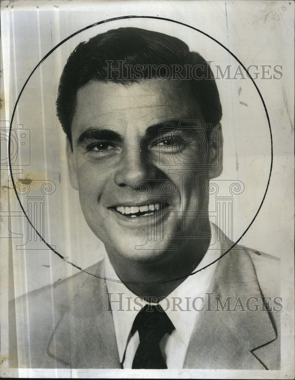 1952 Press Photo Comedian Emcee Bert Parks in "The Bert Parks Show ...