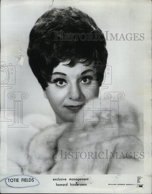 1969 Press Photo Totie Fields, American Comedienne - RSL84603 ...