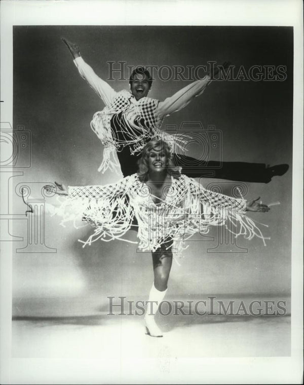 1974 Press Photo Bobby Burgess and Cissy King Dancers The Lawrence Wel ...