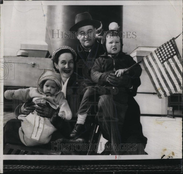 1952 Press Photo George Kennan Former Russia Ambassador & Family - RSL ...