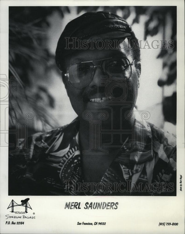 Press Photo Merl Saunders n American multi-genre musician, Piano and K ...