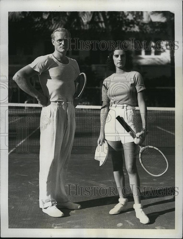 1938 Press Photo Francis Warren Pershing, Son, John Pershing, Muriel R ...