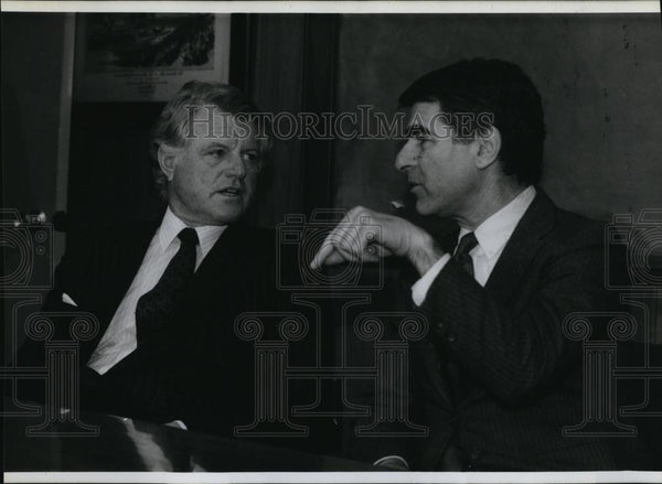 1988 Press Photo Senator Edward Kennedy Campaigns AIDS program - RSL99 ...