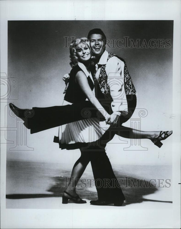 1976 Press Photo Bobby Burgess and Cissy King Dancers The Lawrence Wel ...