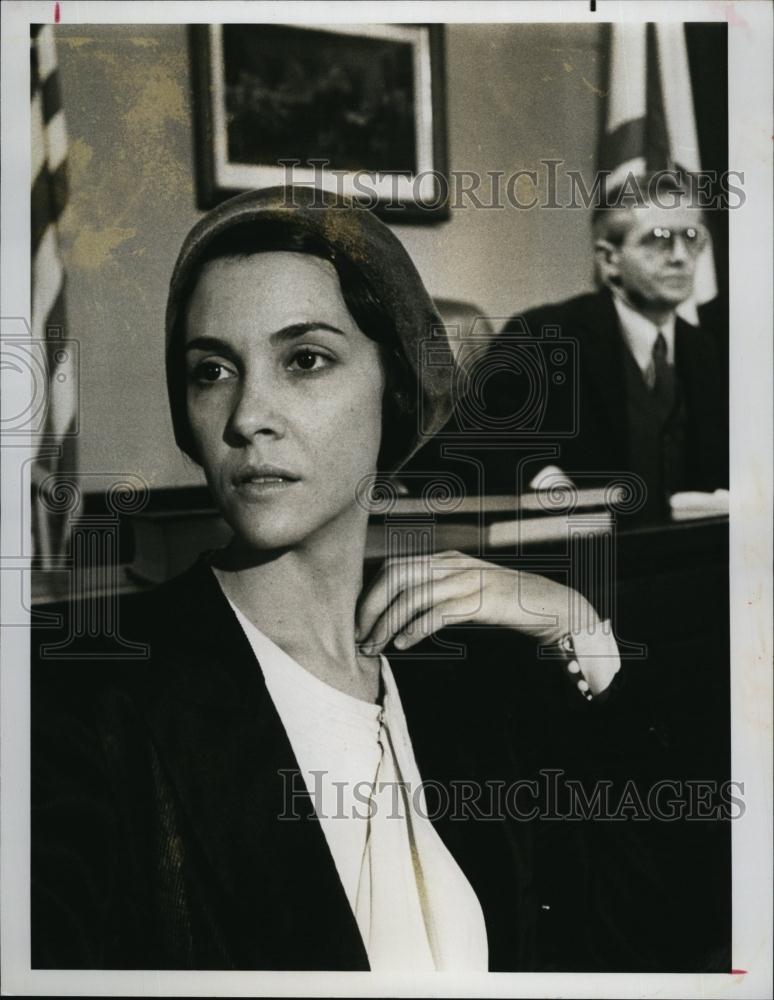 1976 Press Photo Ellen Barber Actresss Judge Horton and the Scottsboro ...