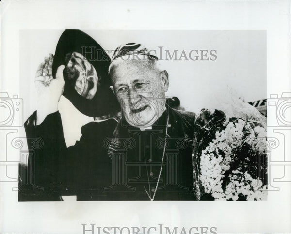 1968 Press Photo Frantisek Tomasek, Apostolic Administrator, Czechoslo ...