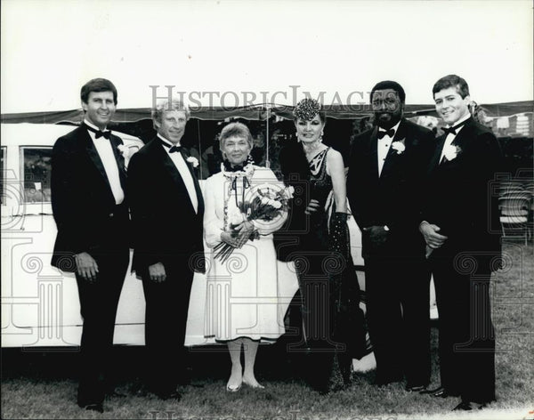 Press Photo Yolanda Cellucci, Sam G Price, jr Tom Sager, Joan Fuller ...