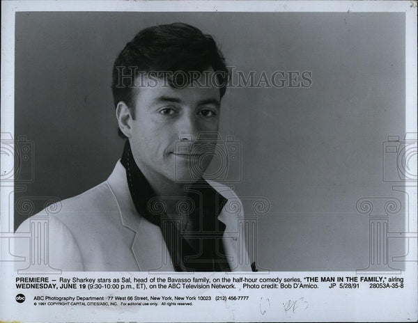1991 Press Photo Ray Sharkey Stars In "The Man In The Family" - RSL906 ...