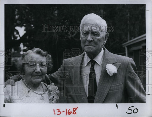 1980 Press Photo Ed And Emma Tingle, Anniversary - RSL98863 - Historic ...