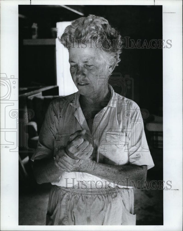 1989 Press Photo Mary Lou Kendall, Grandmother Of Injured Jacob Dougla ...