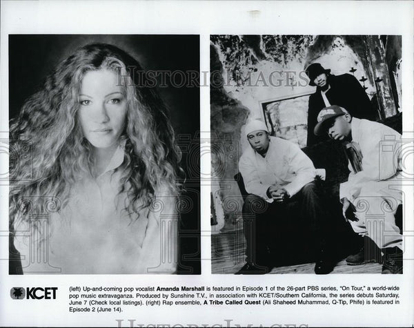 Press Photo Pop Singer Amanda Marshall & A Tribe Called Quest - RSL903 ...