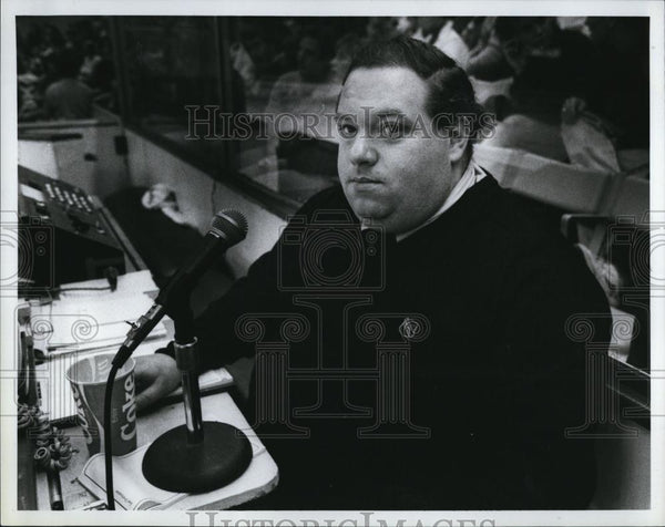 1988 Press Photo Joe Perlmutter, Bruins Announcer - RSL88623 - Historic ...