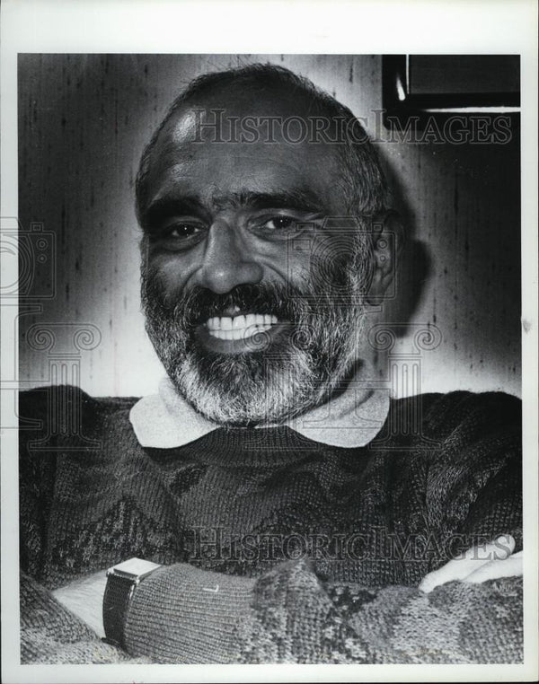 1987 Press Photo George Mansour Iraqi Journalist Broadcaster Politicia ...