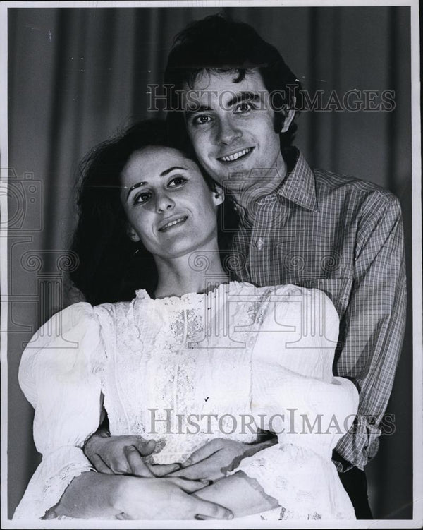 1969 Press Photo Actress Jean Richard and Joe Pichette in "The Fantast ...