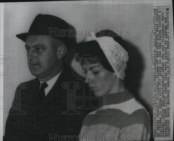 1962 Press Photo Jacqueline Rose, FBI's most wanted fugitives at arrai ...