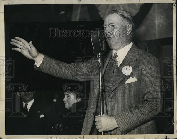 1936 Press Photo Col Frank Knox Speaking - RSL85137 - Historic Images