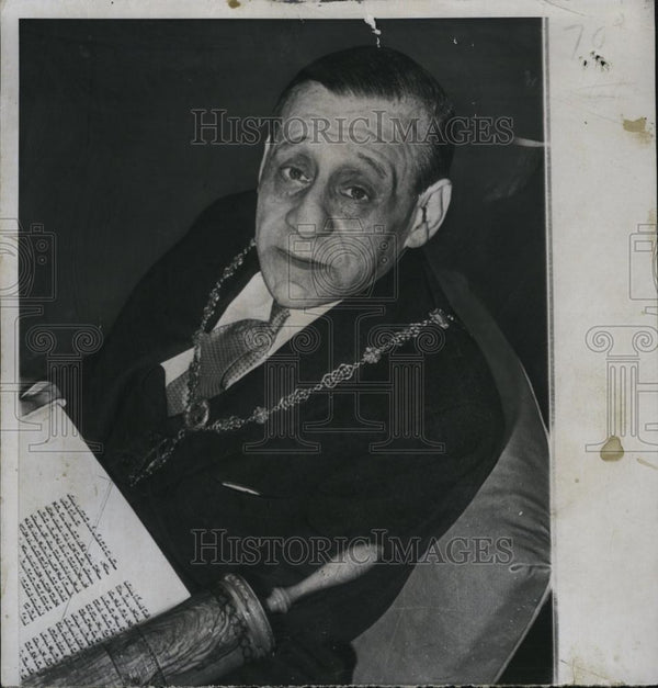 1957 Press Photo Robert Briscoe, Lord Mayor of Dublin - RSL79351 ...