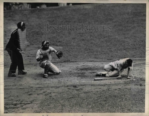 Washington Senators Myles Layne & Yankee Atley Donald 1944 Vintage ...