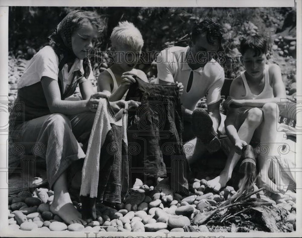 Shirley Sweetingham,Edwin Jacobson,D.C. Sweetingham Fishing 1939 ...