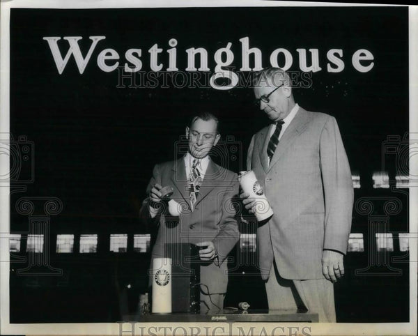 Westinghouse plant with L.B McCully and Dr. John 1952 Vintage Press ...