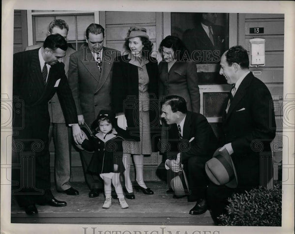 NY Gov. Thomas Dewey Meets Veteran and Family Undated Vintage Press ...