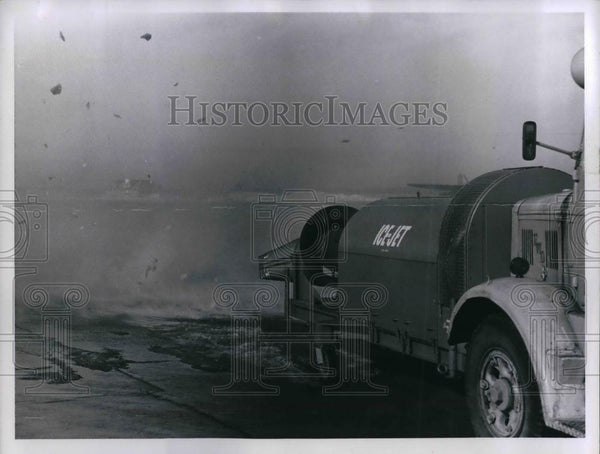 Jet Snow Blower 1961 Vintage Press Photo Print - Historic Images