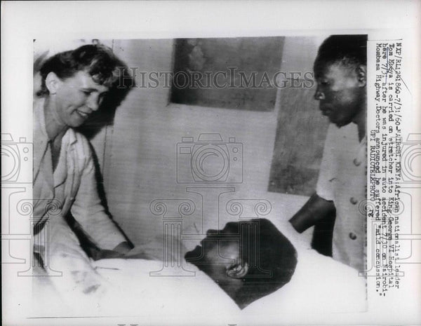 African Leader Tom Mboya ta King George VI Hospital 1960 Vintage Press ...