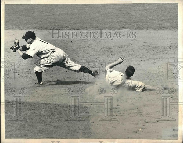 George Stirnweiss Ken Keltner Cleveland Indians Yankees 1947 Vintage ...