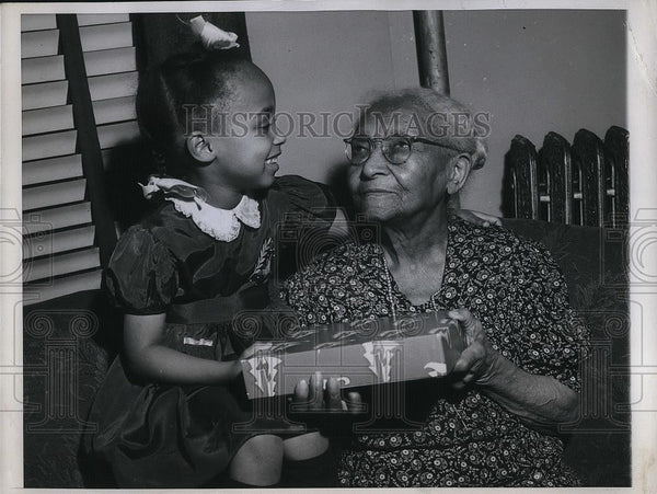 Mrs Nancy Merriman Turns 106 Years Old & Grand Daughter 1947 Vintage ...