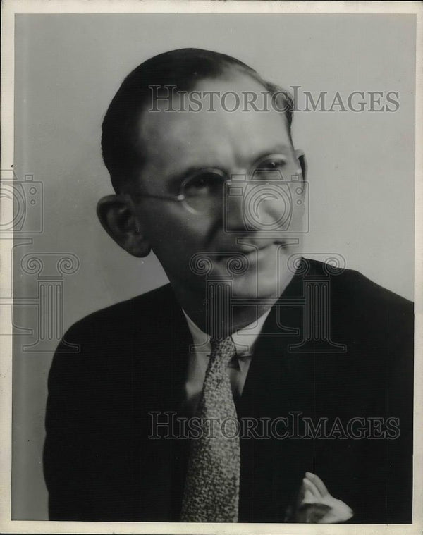 Walter Morrison 1933 Vintage Press Photo Print - Historic Images