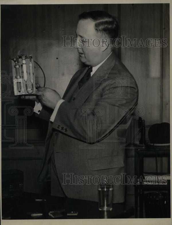 Dr R,N. Harger at Ind Univ school of Medicine 1937 Vintage Press Photo ...