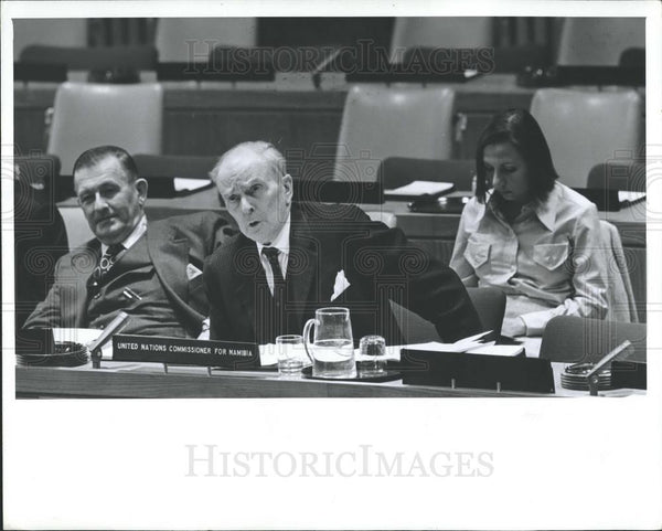 Sean McBride, United Nations Commissioner for Nambibia 1974 Vintage ...