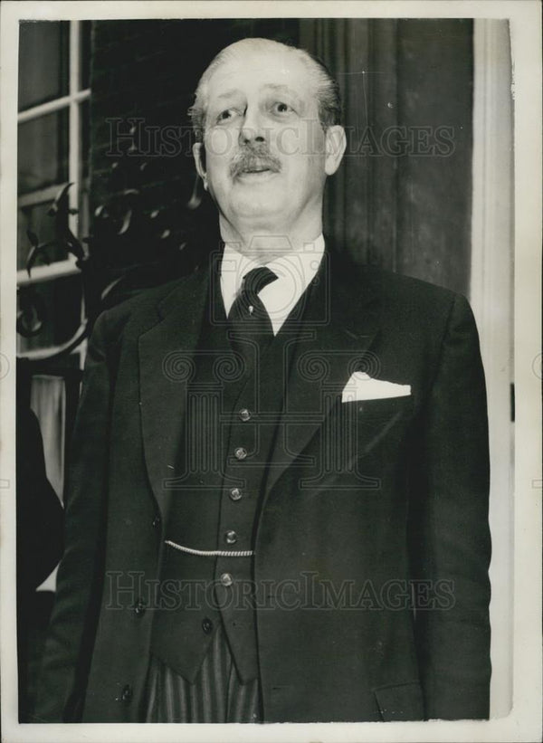 Foreign Secretary Harold MacMillan Replaces Anthony Eden 1955 Vintage ...