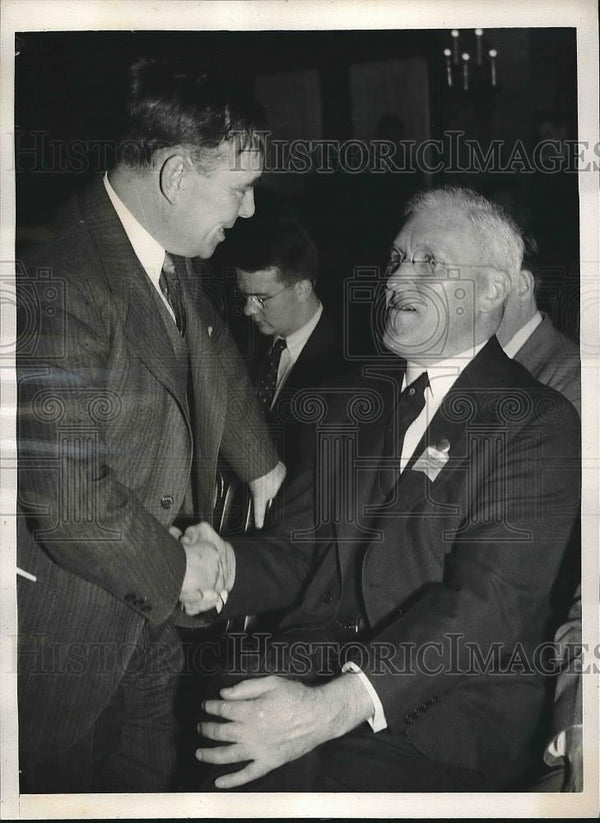 Philadelphia Mayor Robert Lamberton With MA Rep Joseph Martin 1940 ...
