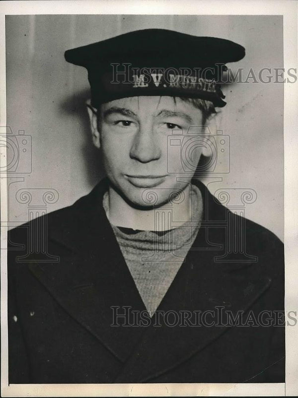George Cowan who saved his Captain in England 1940 Vintage Press Photo ...