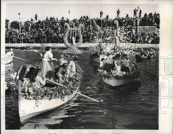 Continent Of Europe Coming Alive During Parade Celebration 1957 Vintage ...