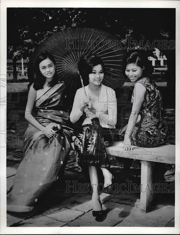 Miss Wee Hong Neo, Miss Mollie Ang and Miss Ang Chin Geok 1967 Vintage ...