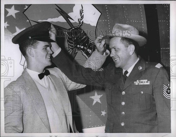 M/Sgt Carl Preddy & his son Roger during his son's graduation 1958 ...