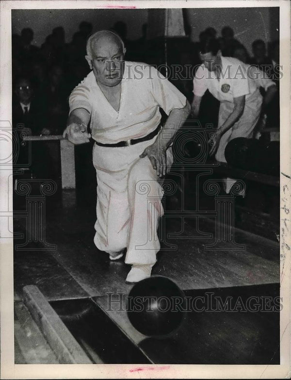 Albin Hansson, Prime Minister of Sweden Bowling 1944 Vintage Press ...