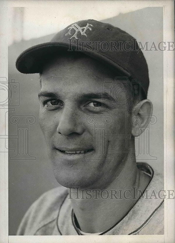 New York Giants Alban Glossup at Spring Training Camp 1940 Vintage ...