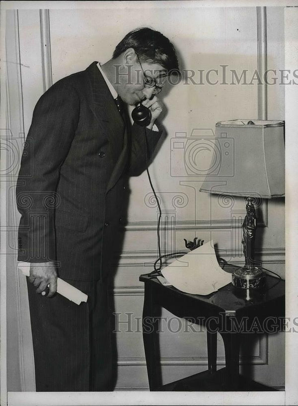 Governor Eugene Talmadge 1935 Vintage Press Photo Print - Historic Images