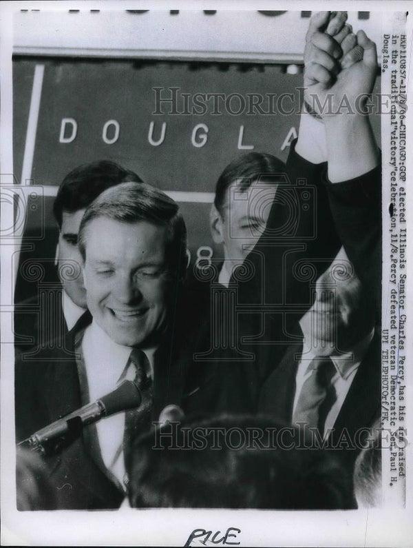 GOP Elected Illinois Senator Charles Percy 1966 Vintage Press Photo ...