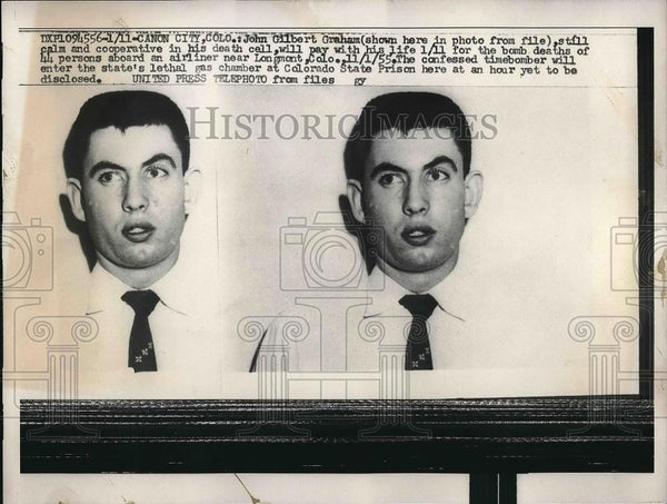 John Gilbert Graham, confessed time-bomber will enter the 1957 Vintage ...